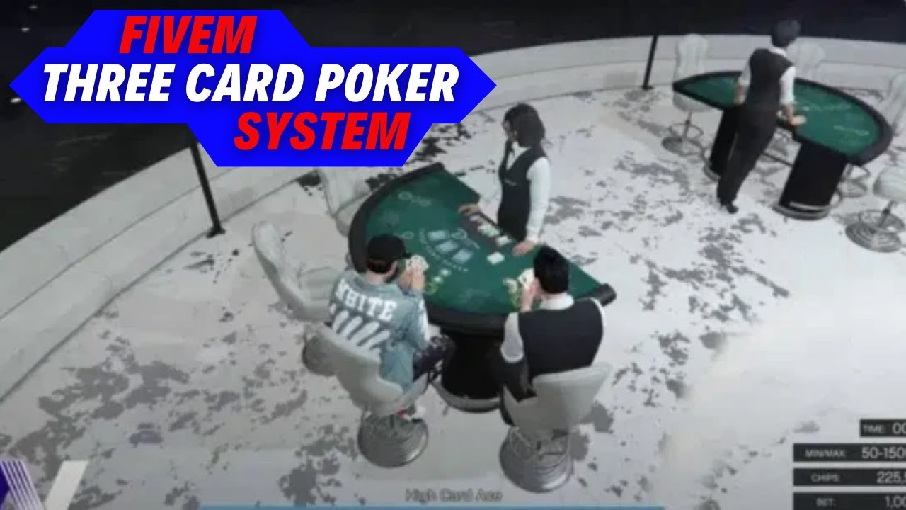 [ ESX ] Fivem Three Card Poker System - Fivem Shop - FiveM Script Store ...