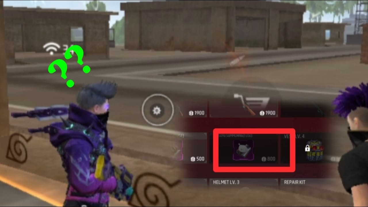 What is this? How is it work on free fire? Free Fire New Update baby ...