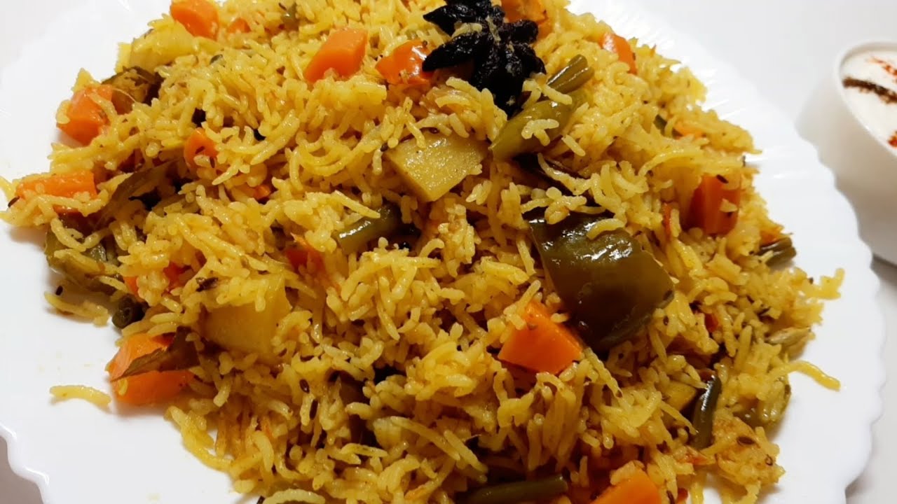 Veg Tahiri//Veg Pulao Recipe//Easy Tasty and Delicious Veg Rice//Cook ...