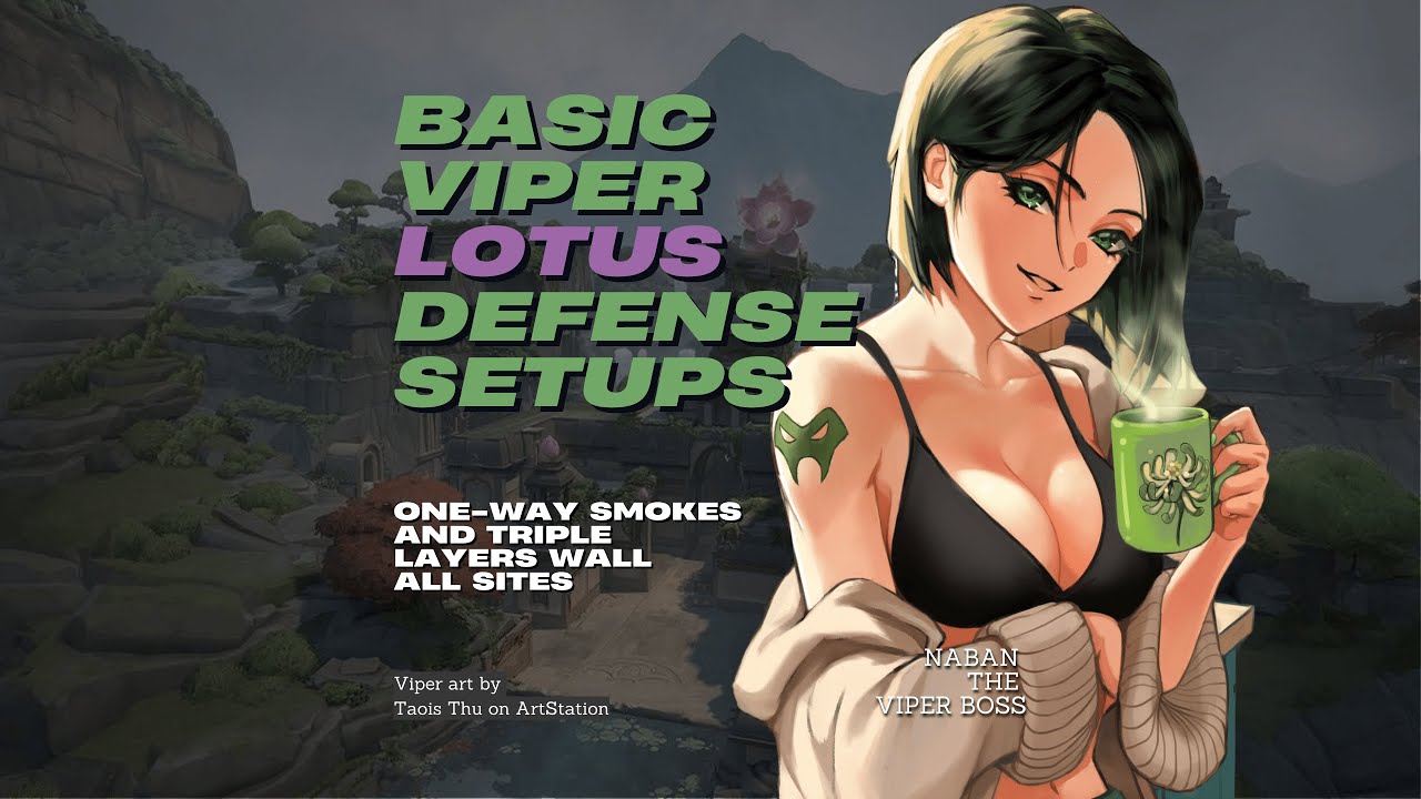 Lotus Defending Viper Setup Tutorial | Valorant Indonesia | Naban The Viper Boss - YouTube