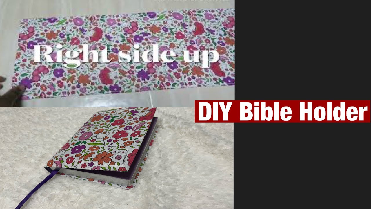 How To Sew A Bible Case - YouTube