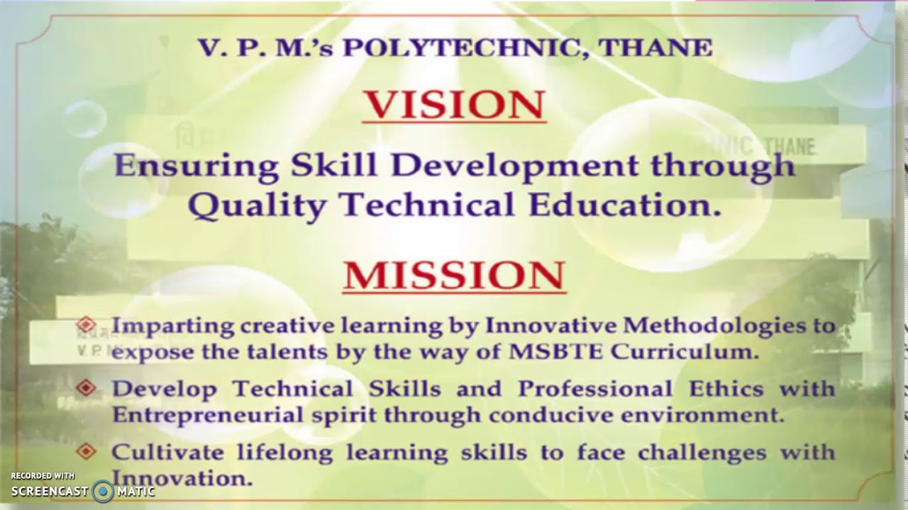 Diploma Admission for VPM Polytechnic Thane - YouTube