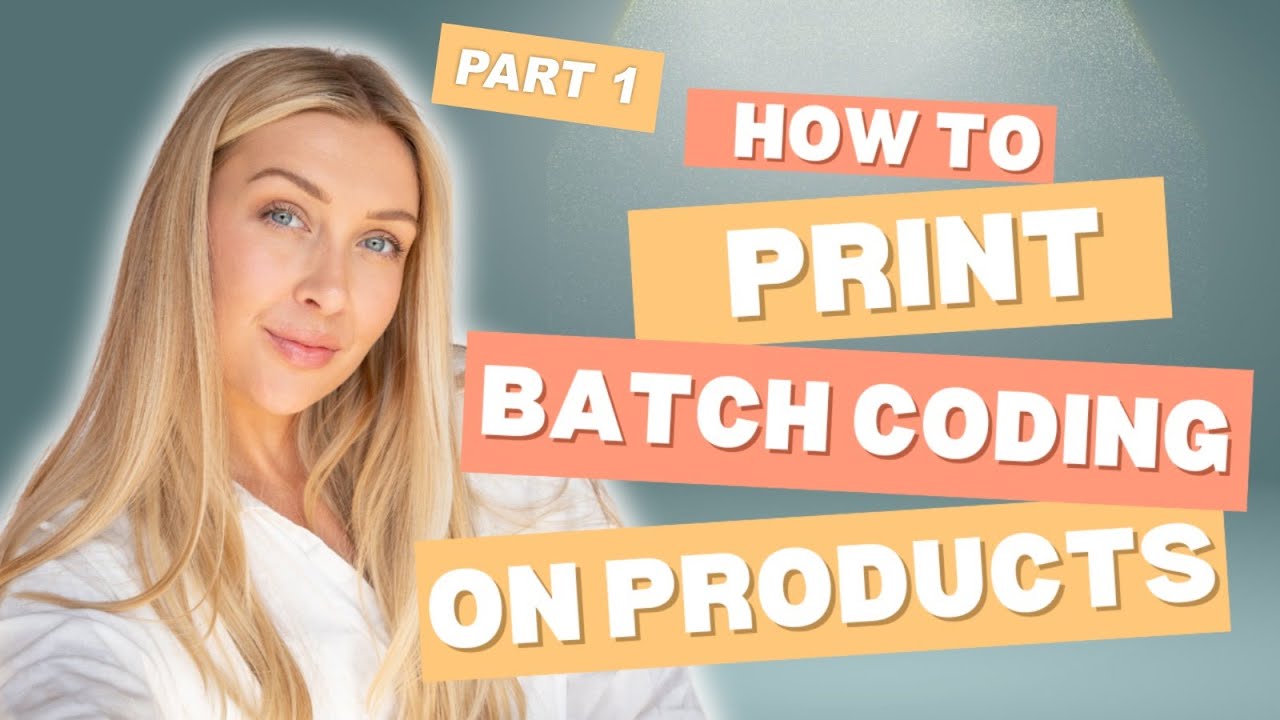 HOW TO PRINT BATCHCODING WITH HANDHELD INKJET PRINTER l HOW TO USE ...