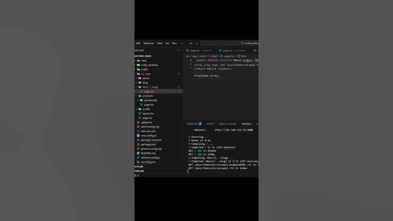 Catch-All Segments in Next.js 15 Explained! 🚀 #Shorts - YouTube