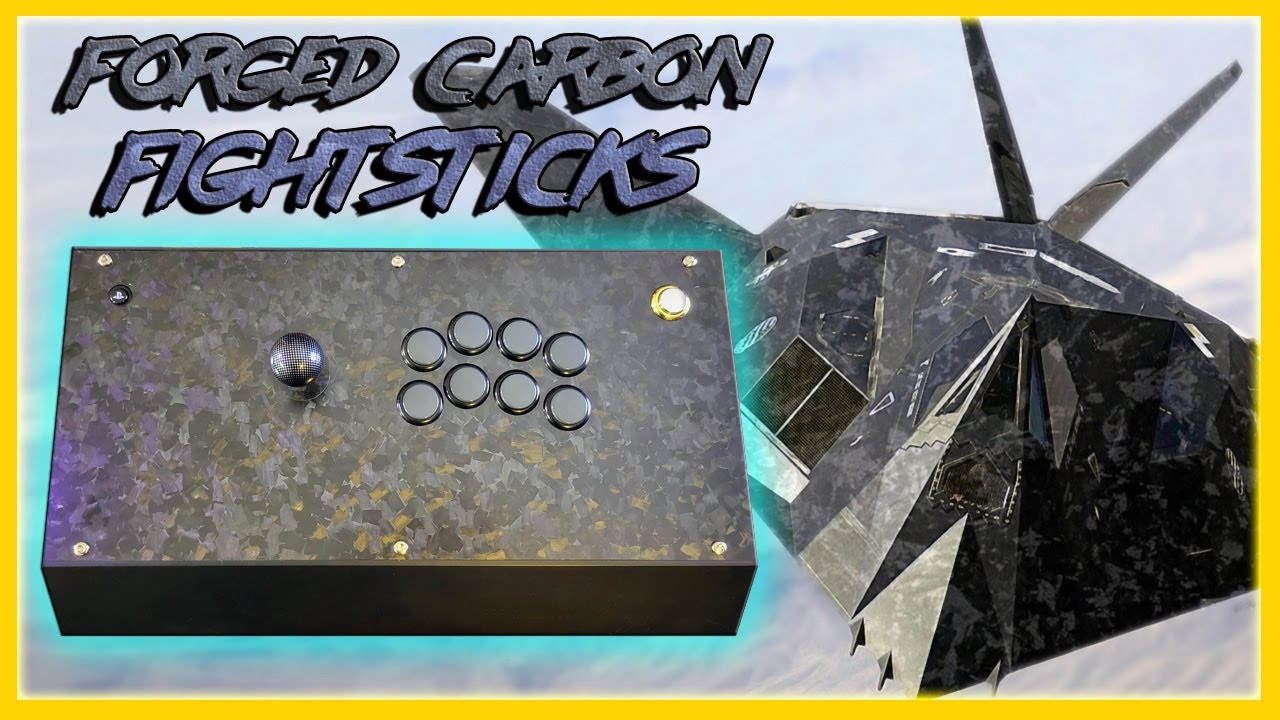 Forged CARBON Fightsticks! New arcade stick component and enclosure ...