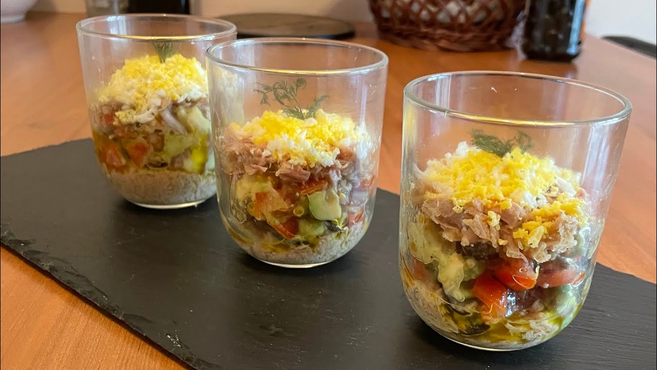 Verrines Thon Avocat Tomate Façon œuf Mimosa Youtube