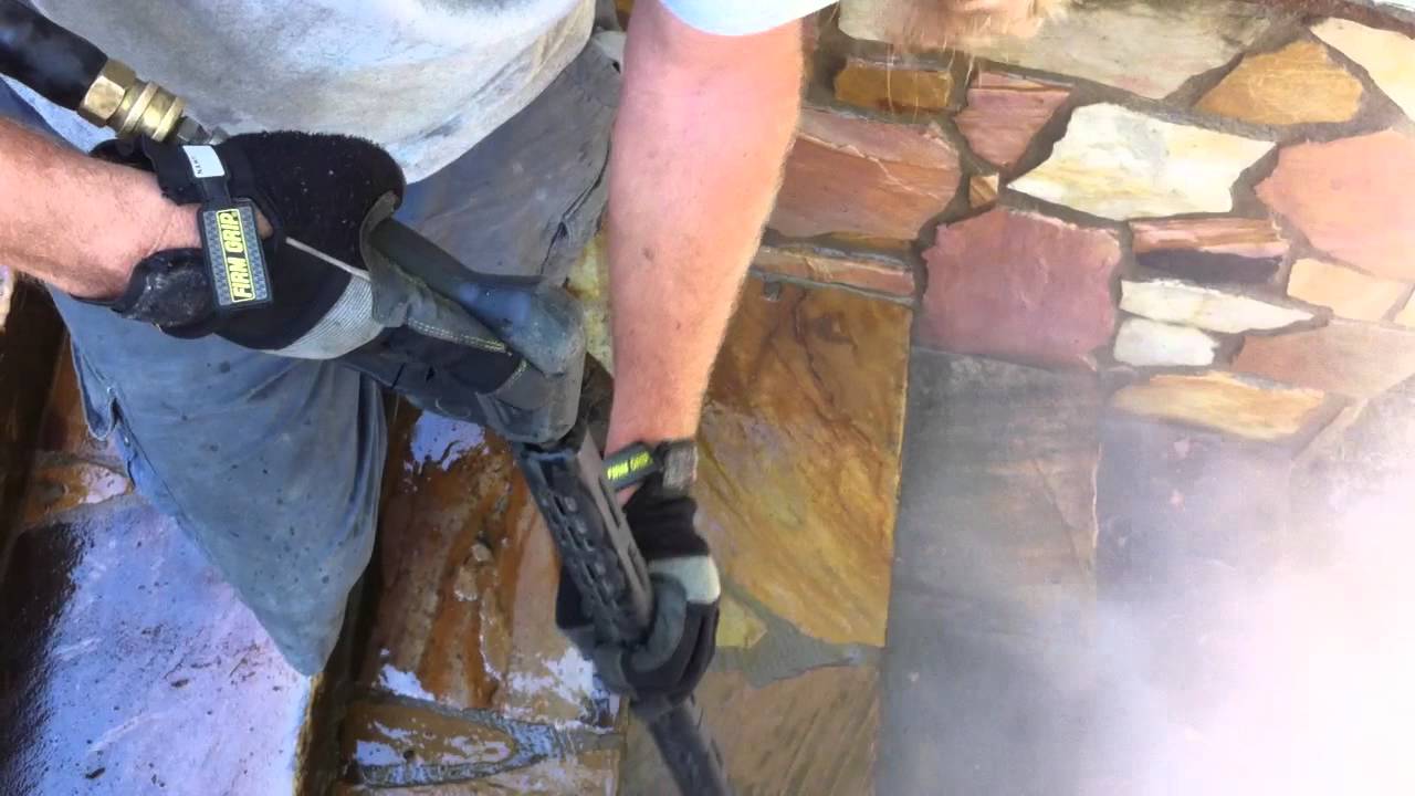 Natural Stone Pressure Washing Chicago - YouTube
