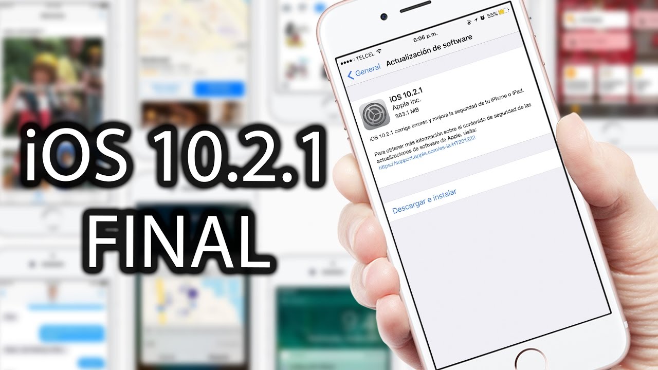 iOS 10.2.1 Final | Novedades | ZIDACO - YouTube