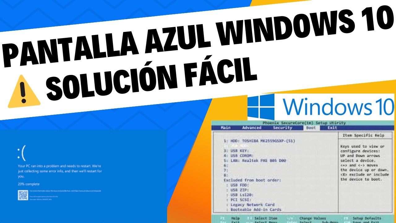 Cómo Solucionar el ERROR de Pantalla Azul en Windows 10 | Guía Paso a ...