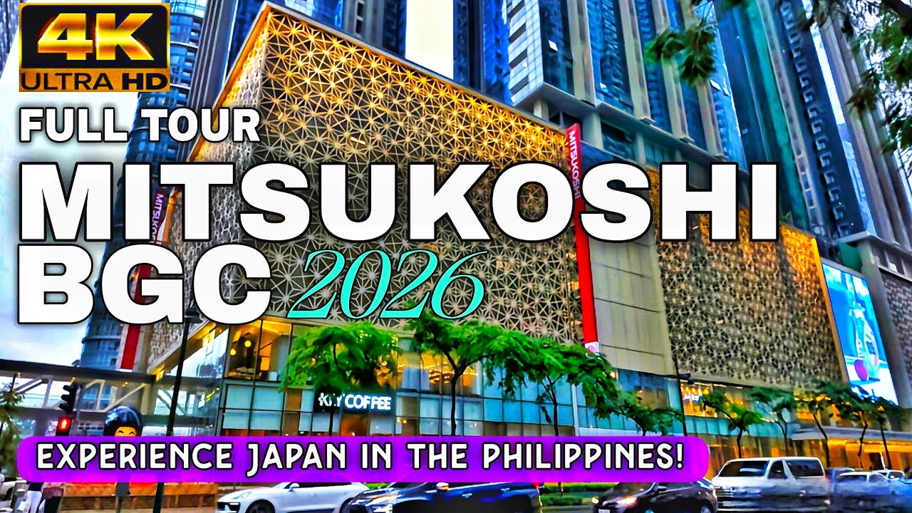 MITSUKOSHI BGC Full Walking Tour 2026 4K HDR Philippines | Bonifacio ...