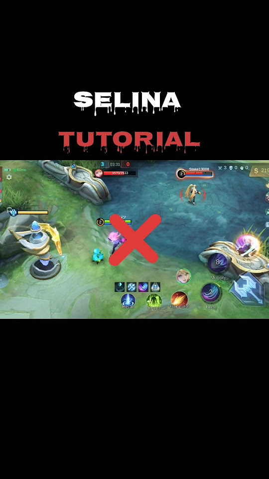 Selina tutorial 🔥 by; @PHiLi #mobilelegends #trendingshorts #gaming #tutorial #shortsfeed # ...