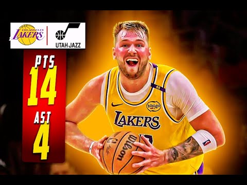 Luka Doncic debut for lakers ,player stats luka doncic vs utah jazz nba ...