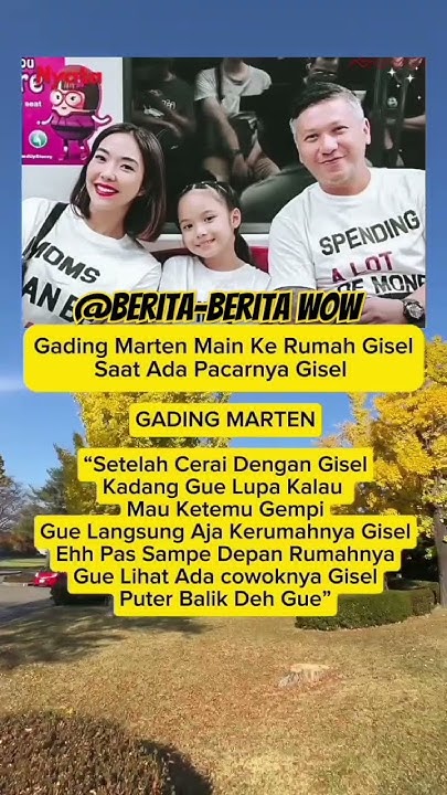 Gading martin gk sadar kalo gisel udah punya pacara #giselle #gadingmartin #gempi #artisviral # ...
