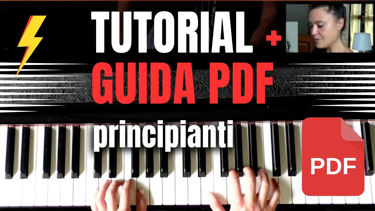 TUTORIAL FACILE al PIANOFORTE + GUIDA E SPARTITO pdf 🎹🏎️ - YouTube