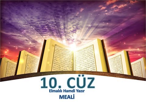 Kur'an Meali 10.Cüz - Yusuf Ziya Özkan - M. Elmalılı Hamdi Yazır