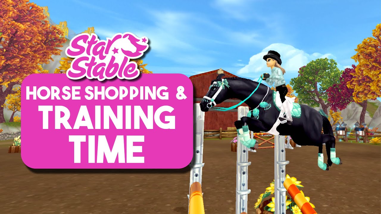 Star Stable new horse | Training route | Horse shopping - YouTube