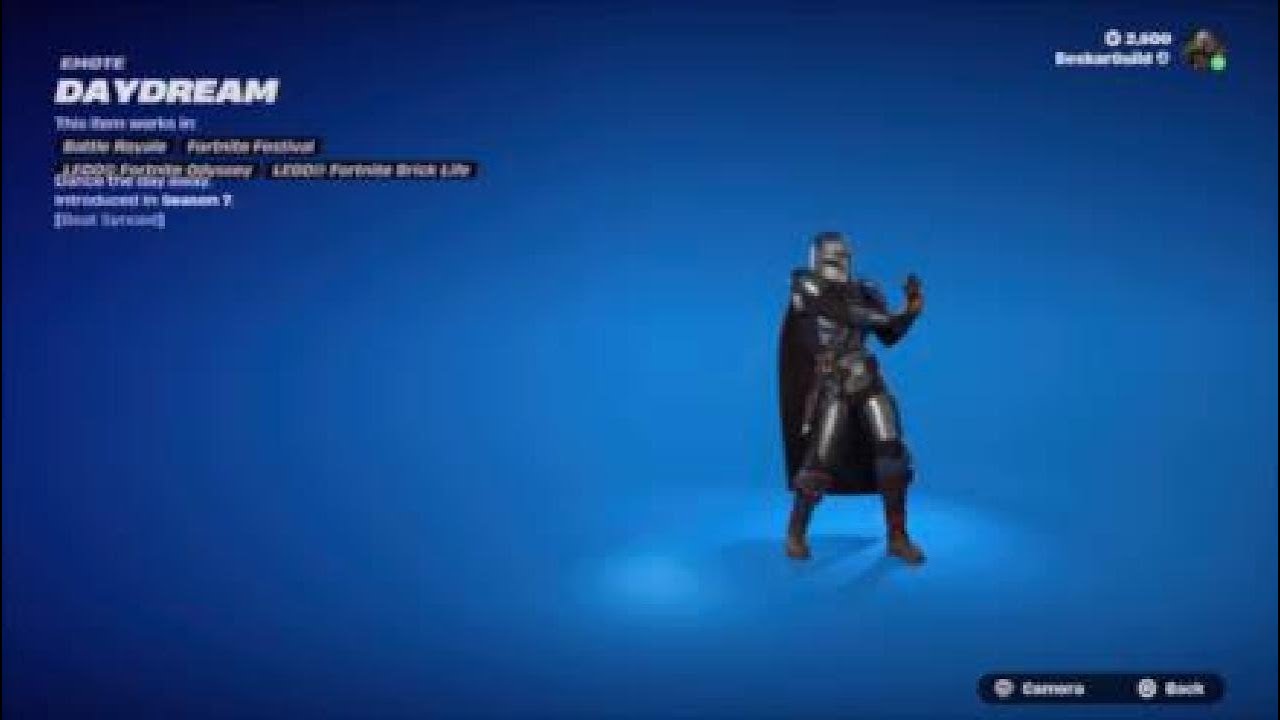 Fortnite Daydream Emote! - YouTube