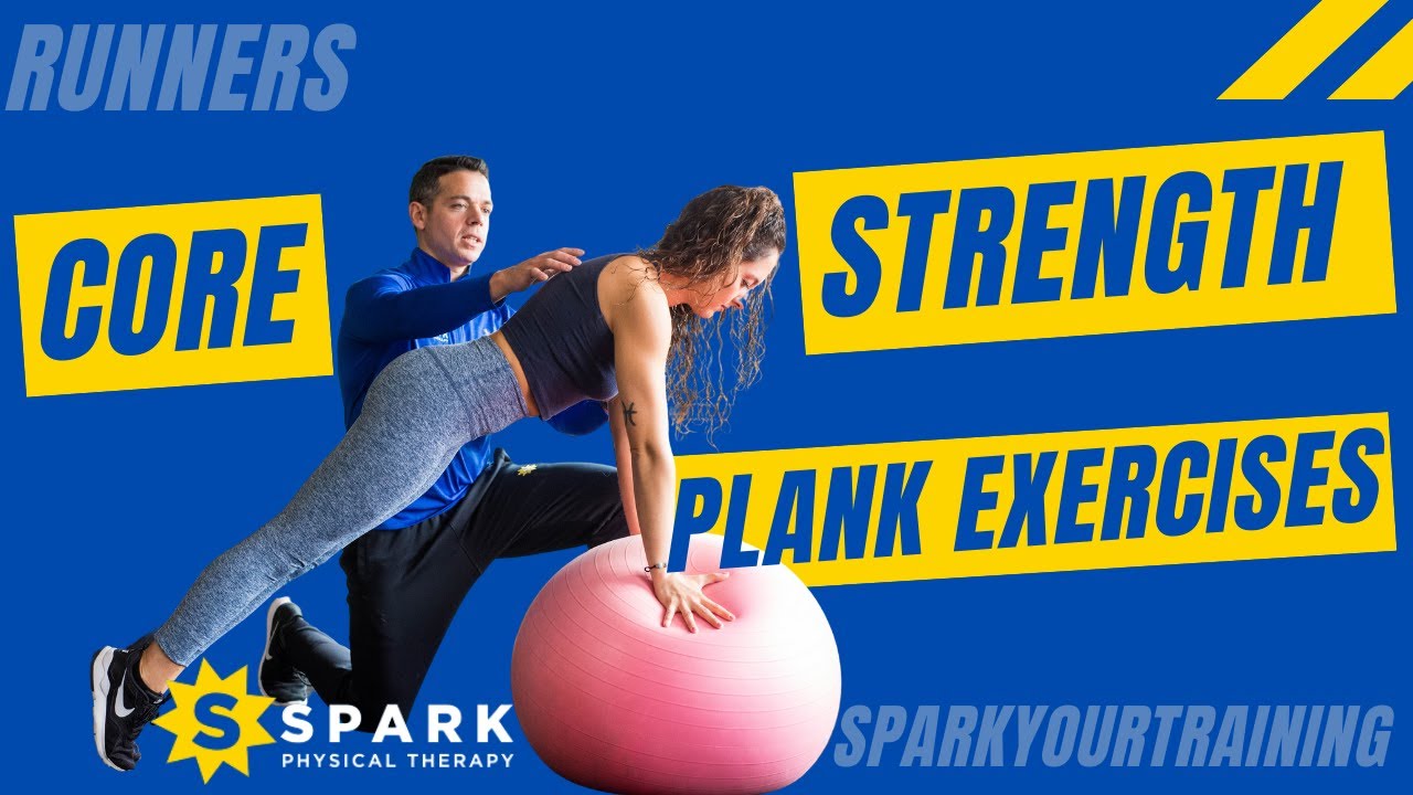 Core Strength For Runners I Plank Exercise Routine with Stability Ball ...