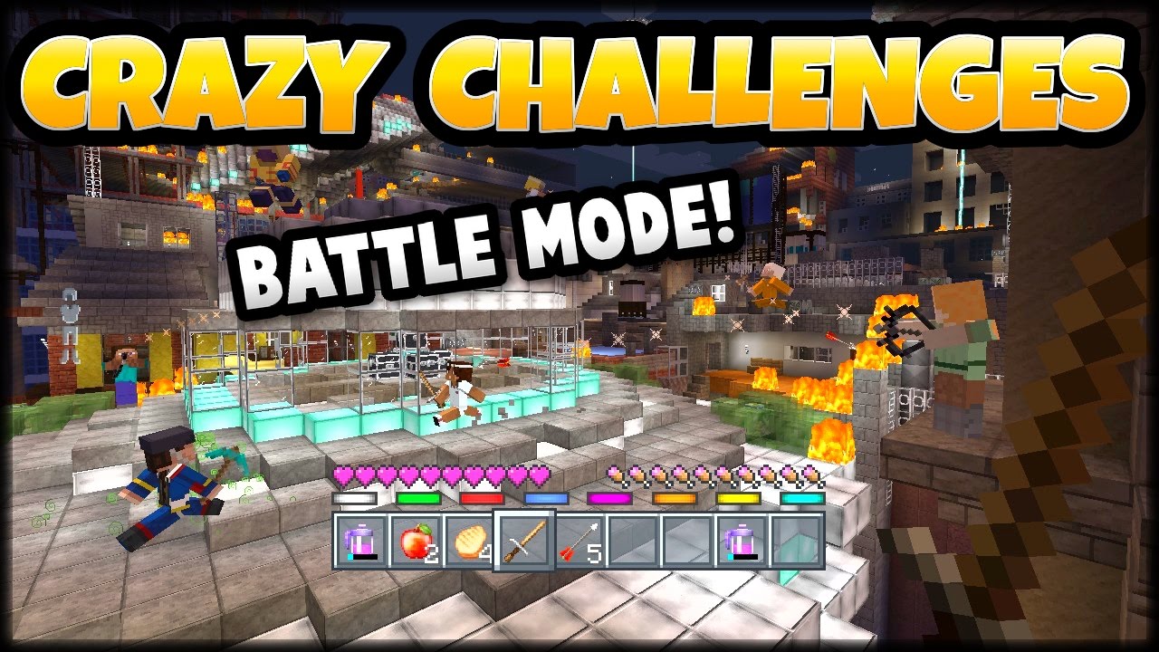 Minecraft Battle Mode Extreme Challenges -PS4 Console Edition Update ...