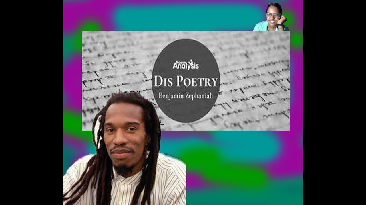 'Dis Poetry' by Benjamin Zephaniah brief summary - YouTube