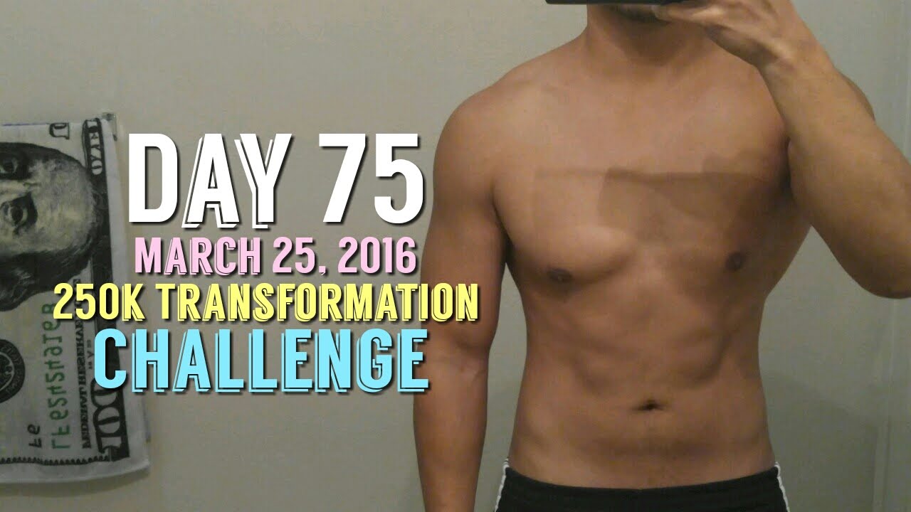 Body Transformation Day 75: 250k Transformation Challenge - Kinobody ...