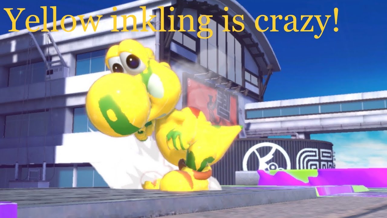 Super Smash bros Ultimate gameplay 41 [Yoshi VS Yellow inkling] - YouTube