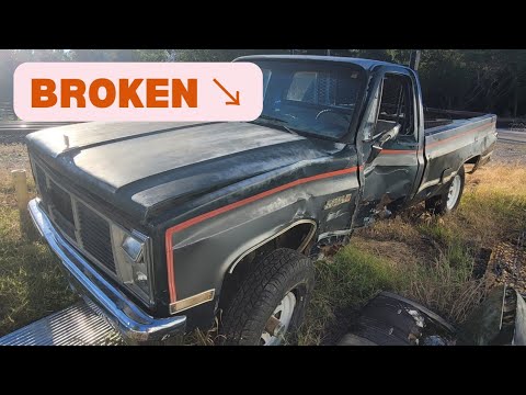 This GMC saved lives - But can it be resurrected? Wrecked 1987 GMC 4x4 ...