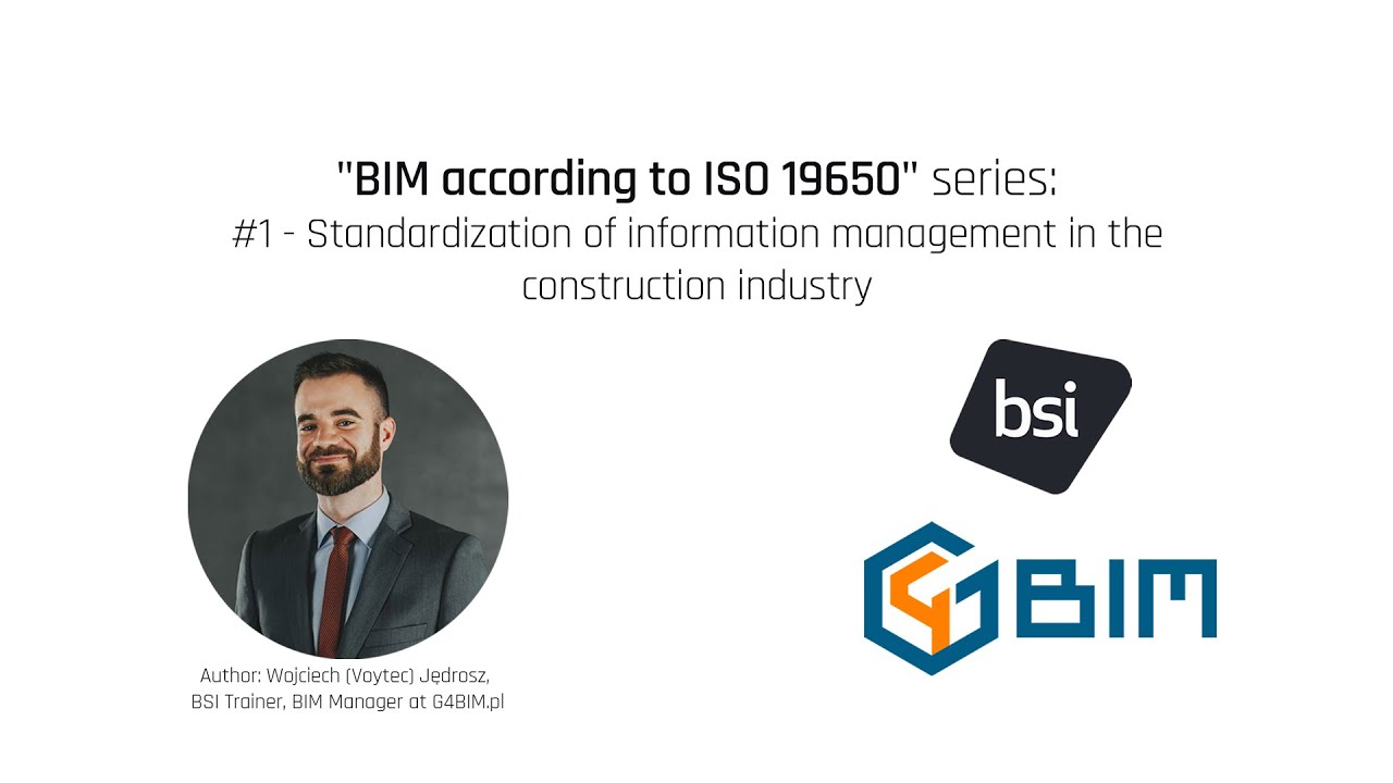 BIM according to ISO 19650 - #1 Standardization of information ...