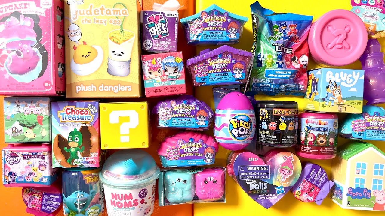 Unboxing NEW Blind Bags! HUGE Unboxing NO Talking Video - YouTube