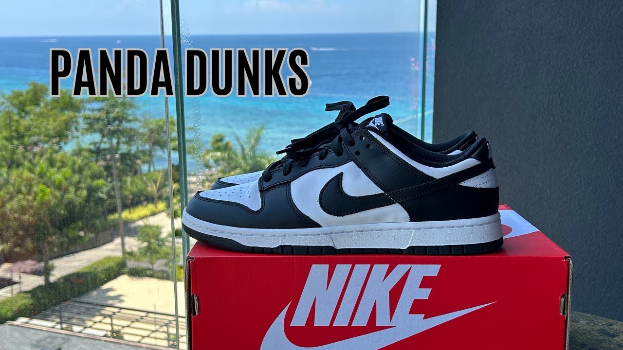NIKE- PANDA DUNKS, UNBOX+ONFEET DD1391-100!! - YouTube