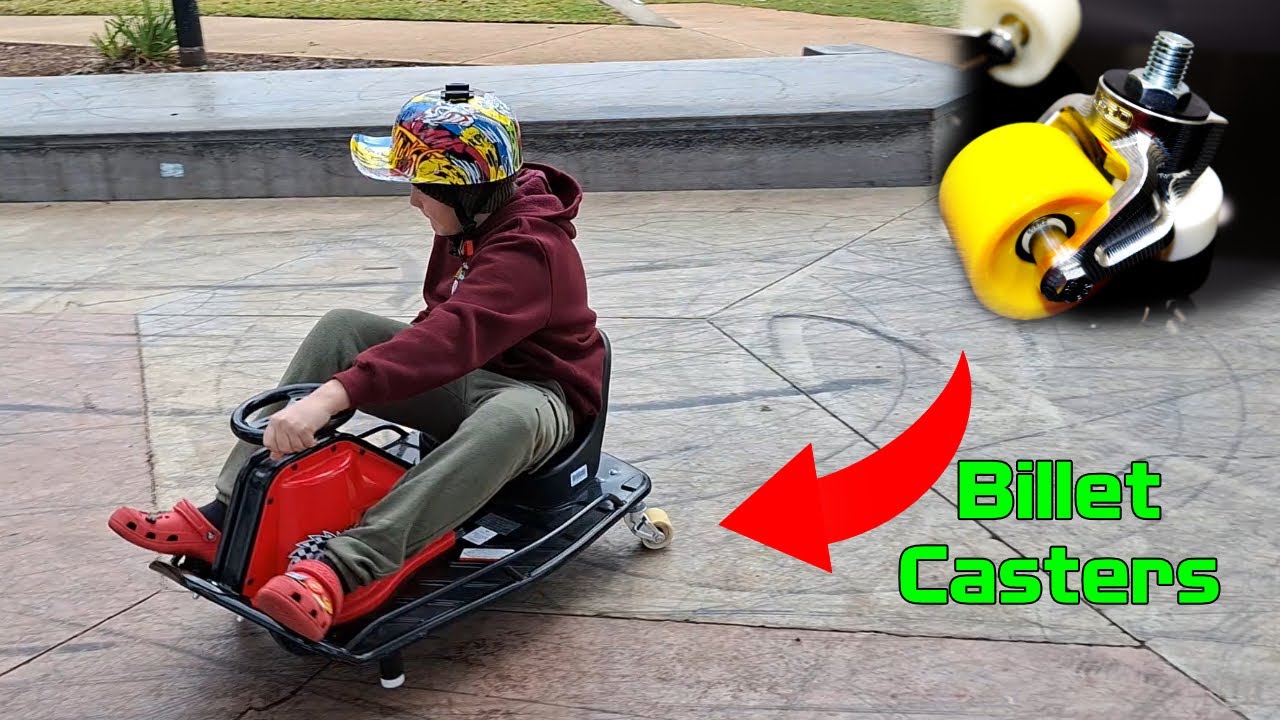 Crazy Cart - Billet Castors / Casters - YouTube