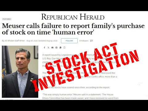 Congressman Dan Meuser's dependent children unethical stock purchases ...