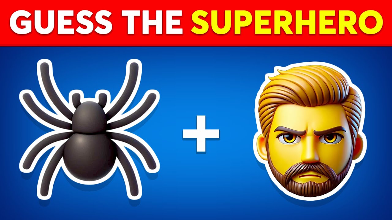 Can You Guess The Superhero By Emoji? 🕷🦸 Marvel & DC Superheroes Emoji ...