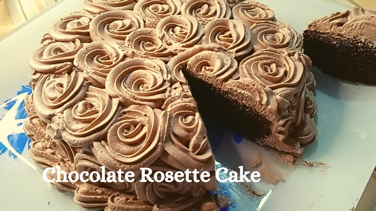 Chocolate Rosette Cake by Cooking Cauldron - YouTube