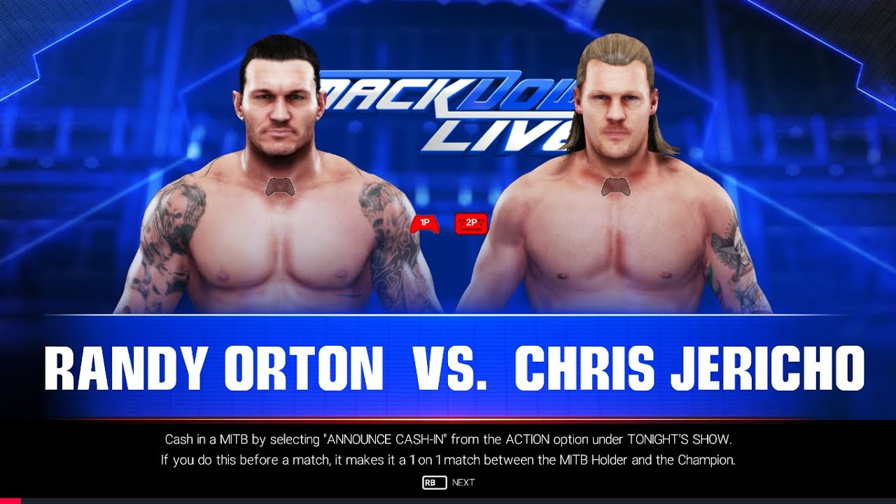 Randy Orton vs Chris Jericho Game WWE 2K19 - YouTube
