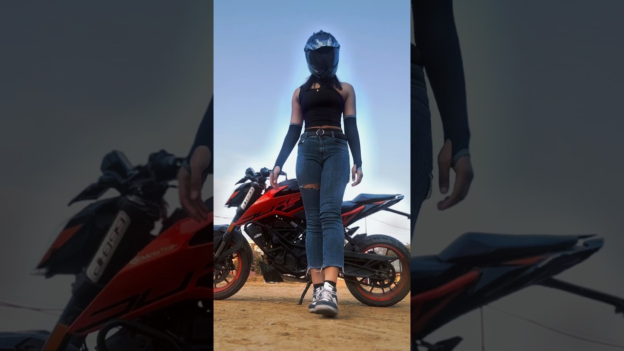 Biker Girl 😍 ️ Viral Explore Bikelover Bike Girl Youtubeshorts Youtube Bikelife Biker