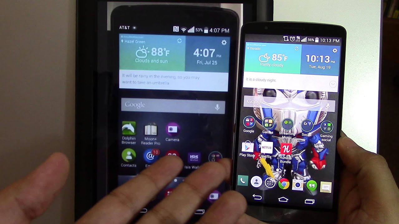 LG G3 Home Theme Feature (Absent in T-Mobile version) - YouTube