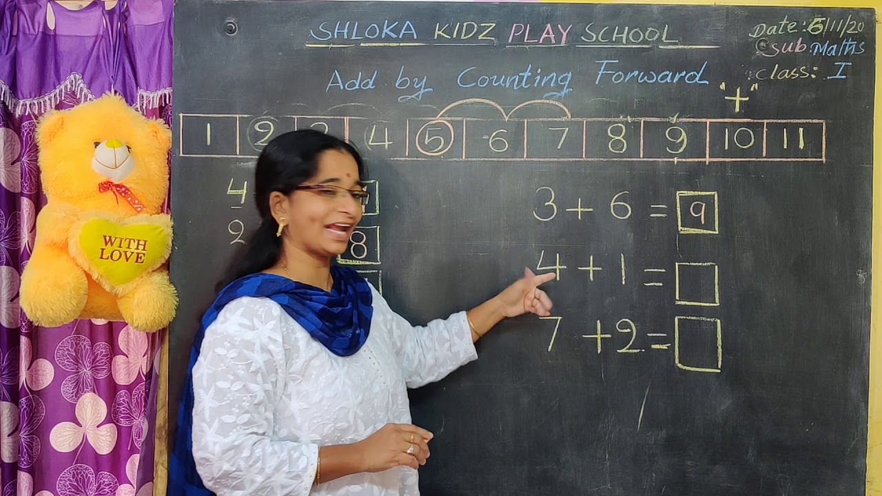 I CLASS {MATHS} "Add by counting forward"...### - YouTube