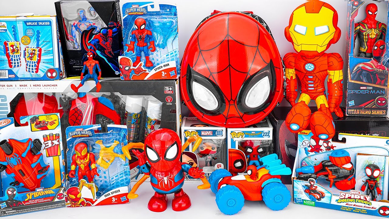 Spider-Man Toy Collection Unboxing Review| Spidey and His Amazing ...