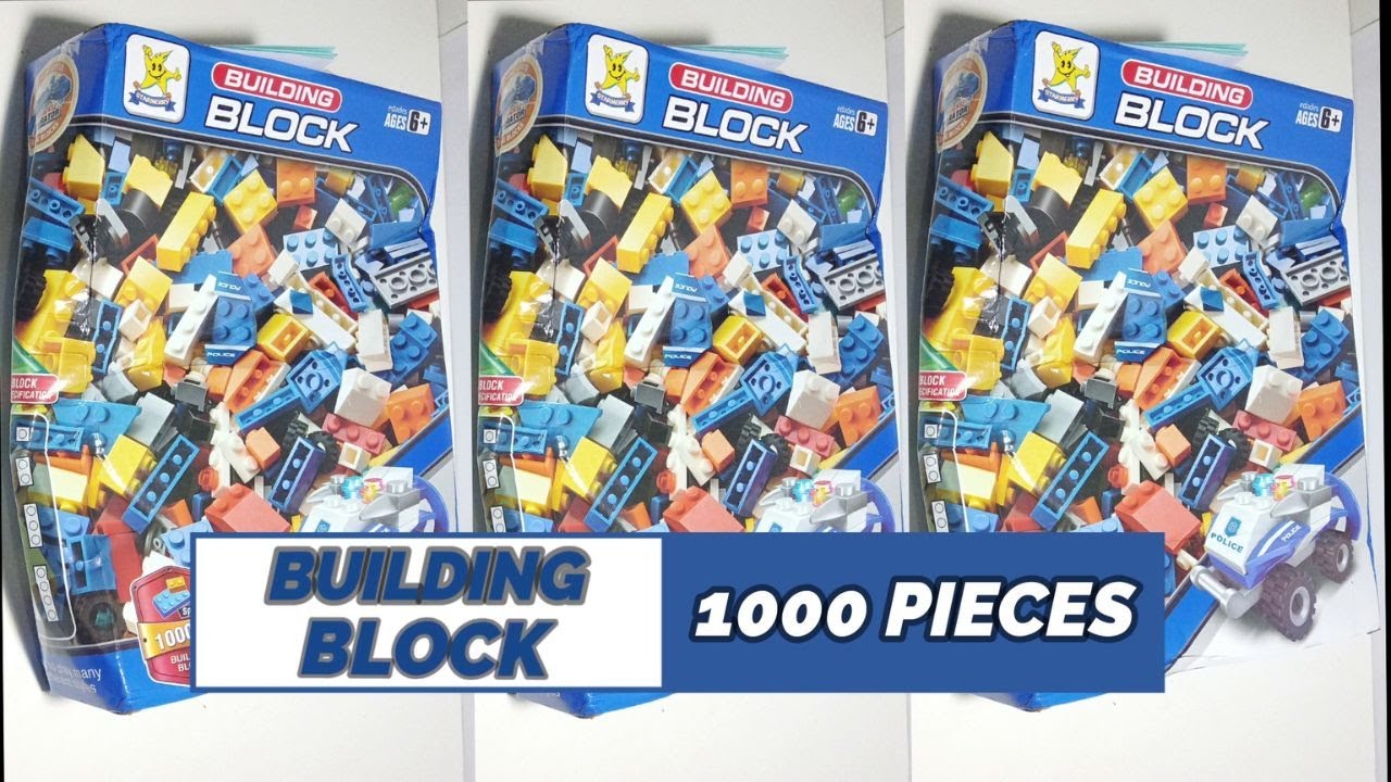 1000 PCS BUILDING BLOCKS: SPECIAL POLICE SERIES || Blue Box || # ...