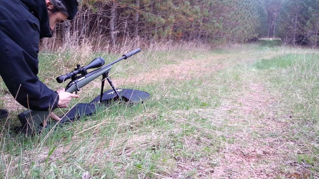 Ruger American predeator 308 with silencer co specwar 762 - YouTube