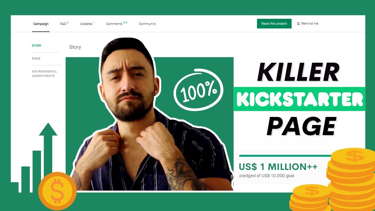 How to Put Together a Killer Kickstarter Page - YouTube