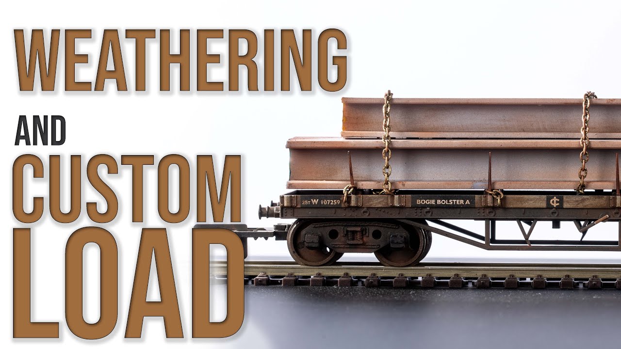 Weathering Model Railway | Hornby Bogie Bolster A Custom Steel Load ...
