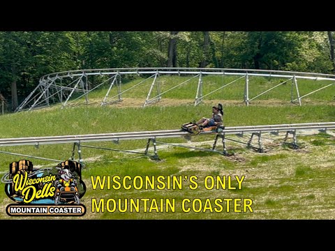 Riding Wisconsin's ONLY Mountain Coaster | New Wisconsin Dells Ride ...