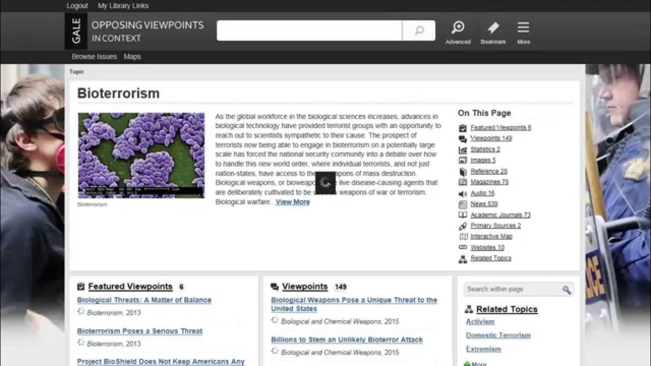 Using Gale's Opposing Viewpoints in Context - Basics - YouTube