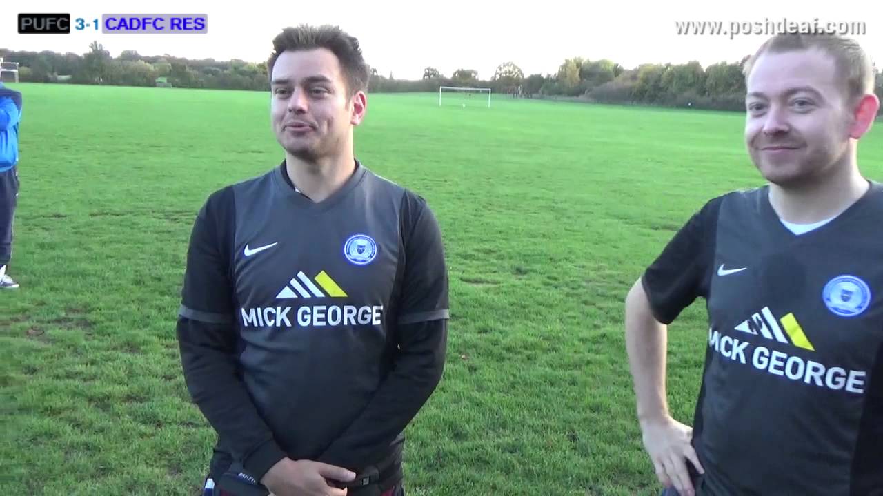 Daniel Summersgill and Kevin Cordell after Posh Deaf's 3 1 win over ...