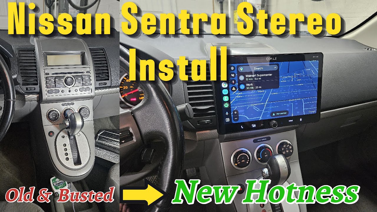 Nissan Sentra Stereo Install - YouTube