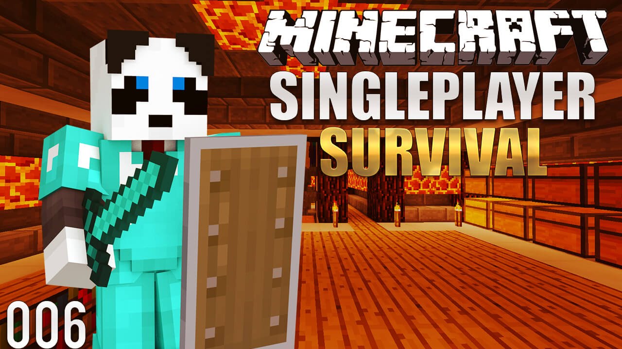 Minecraft Survival Lets Play: Ep. 6 - Building An AFK XP Farm - YouTube