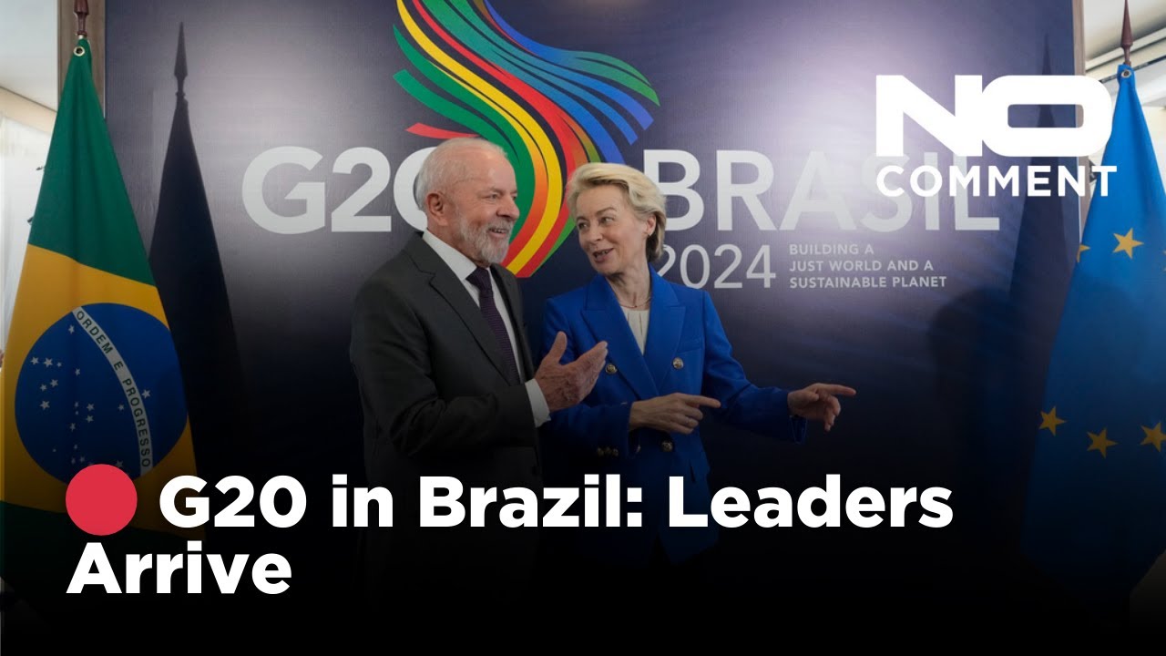 🔴 LIVE | G20 leaders arrive for Rio de Janeiro Summit | No Comment ...