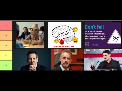 Ben Shapiro, Jordan Peterson and Sam Harris Make A Logical Fallacy Tier ...